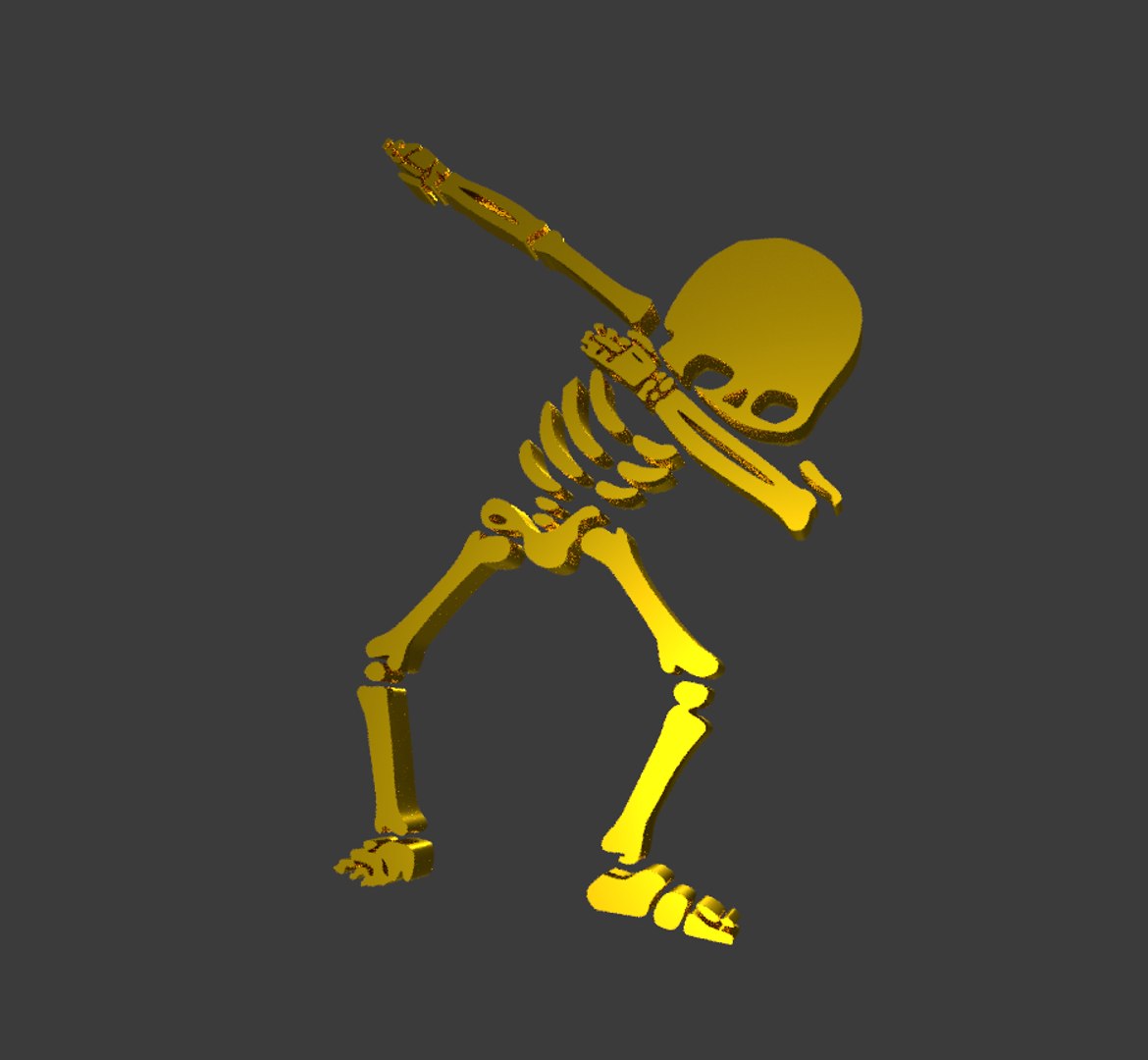 Skeleton Logo 3D Model - TurboSquid 1713835