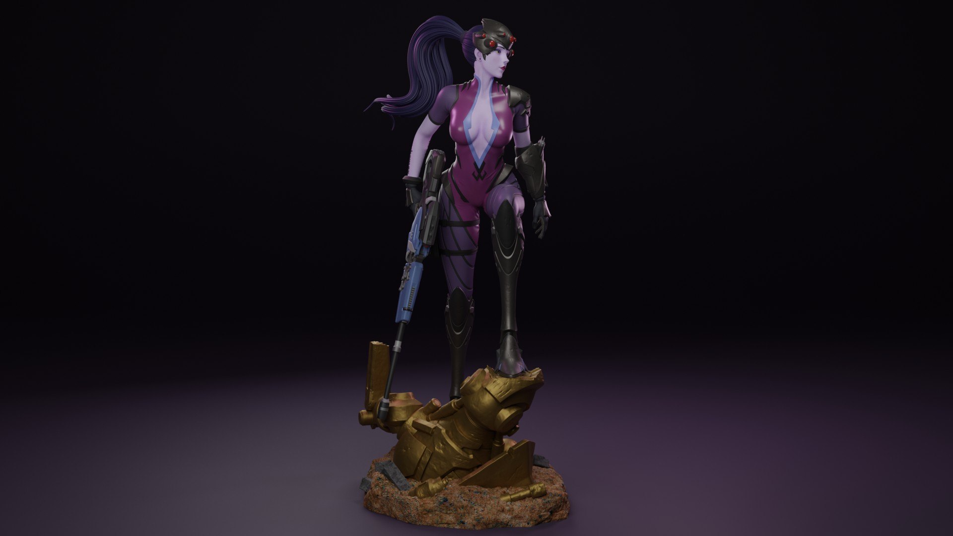 Overwatch - Widowmaker Model - TurboSquid 2321274