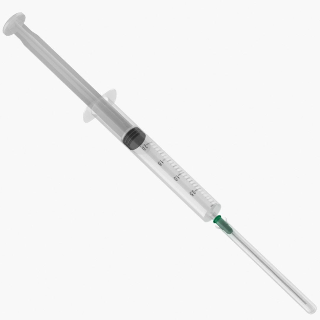 3D medical equipment syringe model - TurboSquid 1330212