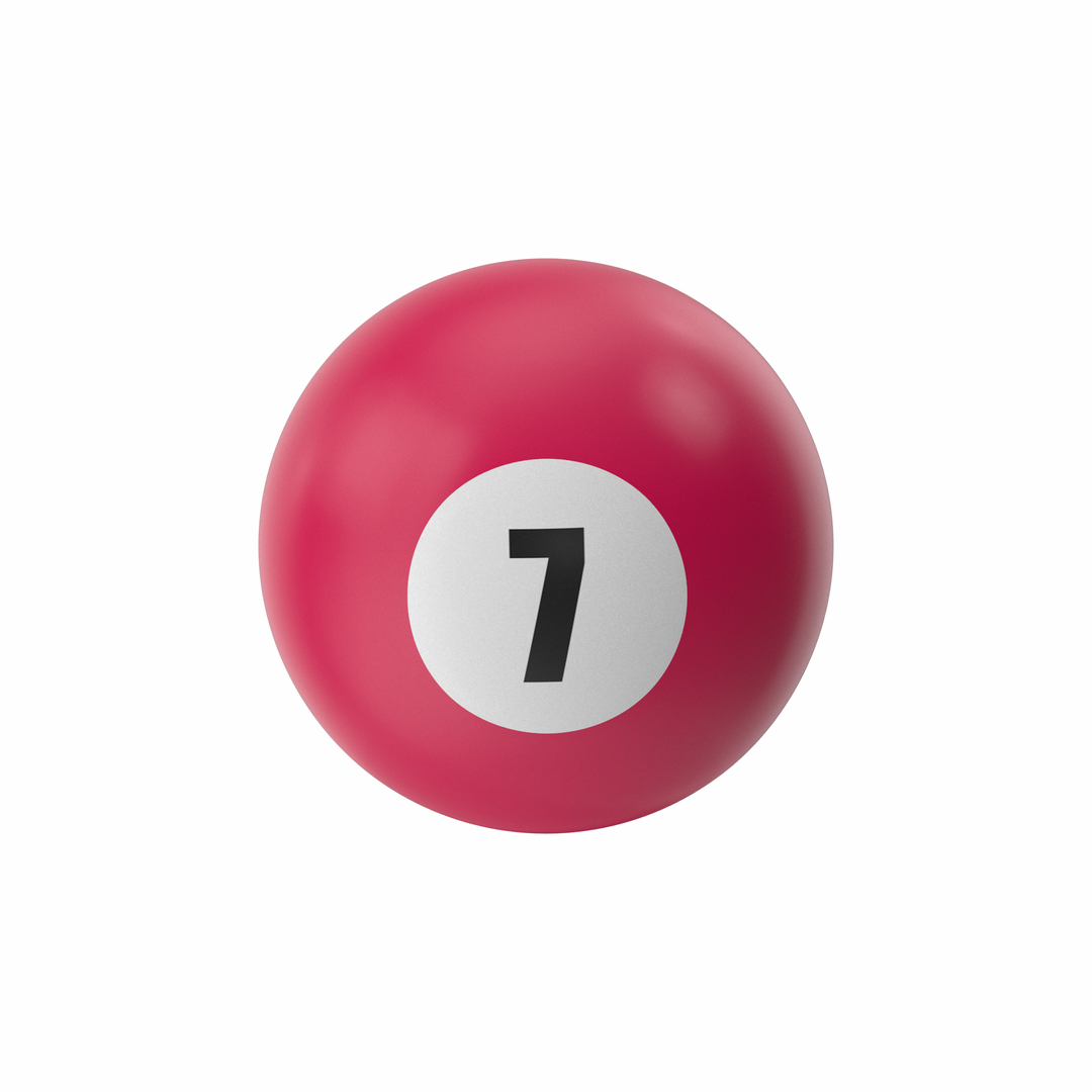 Pool Snooker Ball 7 3D Model - TurboSquid 2194885
