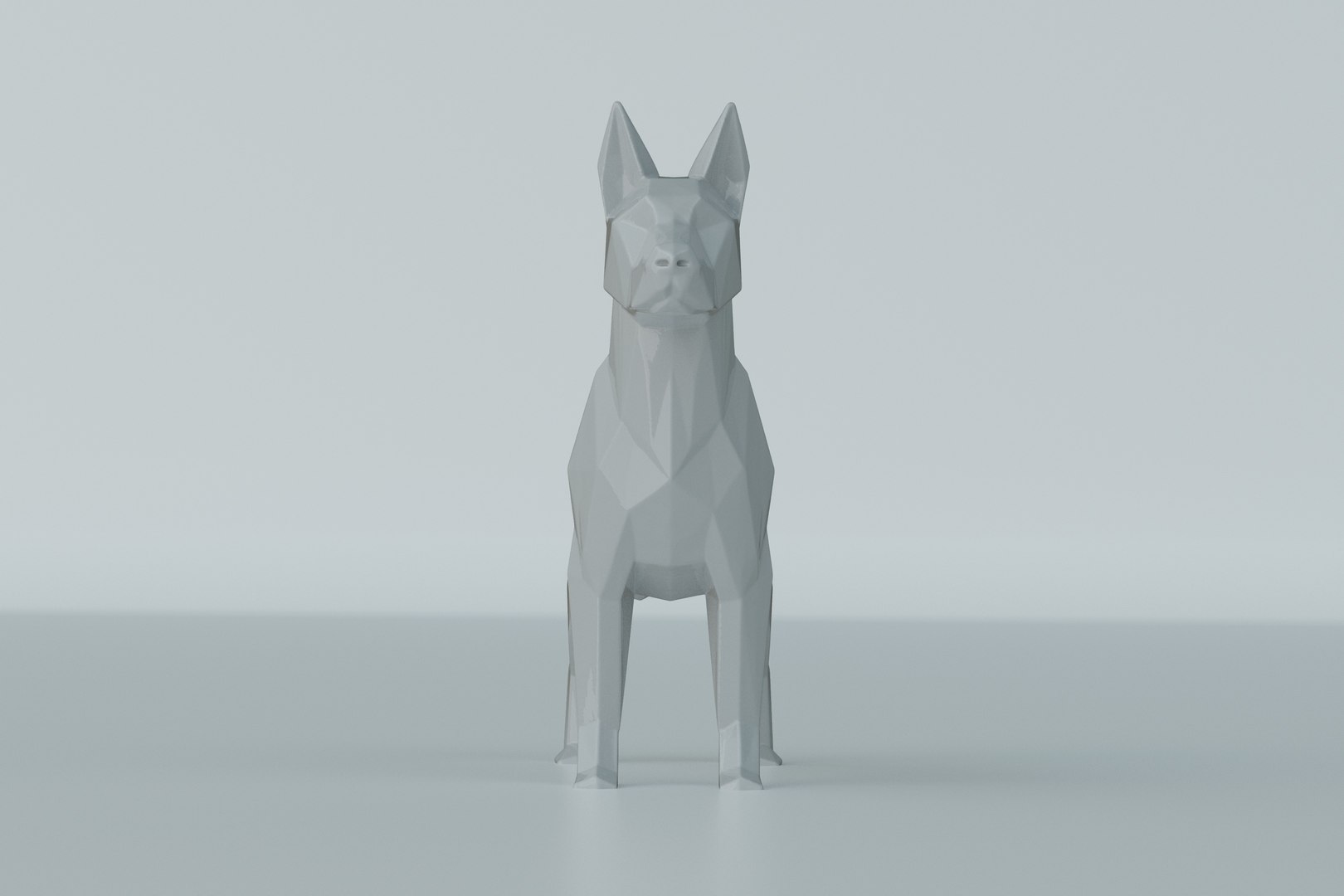 3D Dog Sculpture Print Alert Position - TurboSquid 2427642