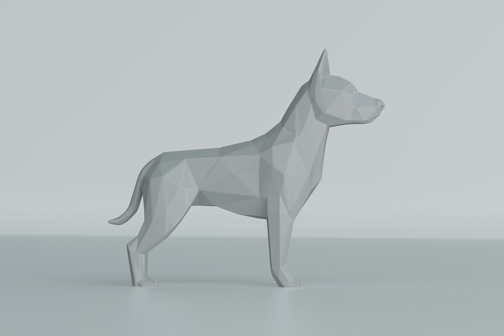 3D Dog Sculpture Print Alert Position - TurboSquid 2427642