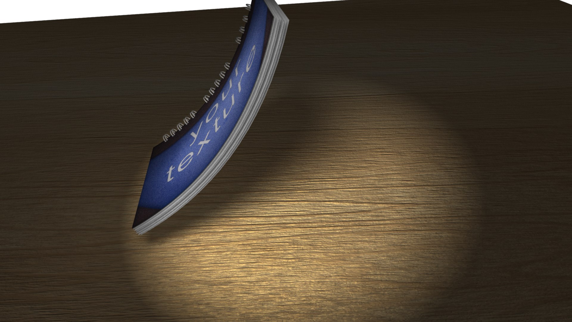 animation opening book 3d model