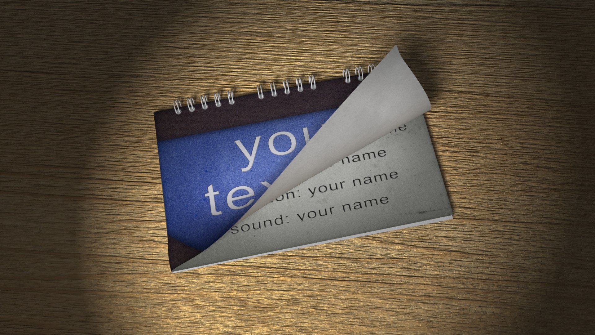 animation opening book 3d model