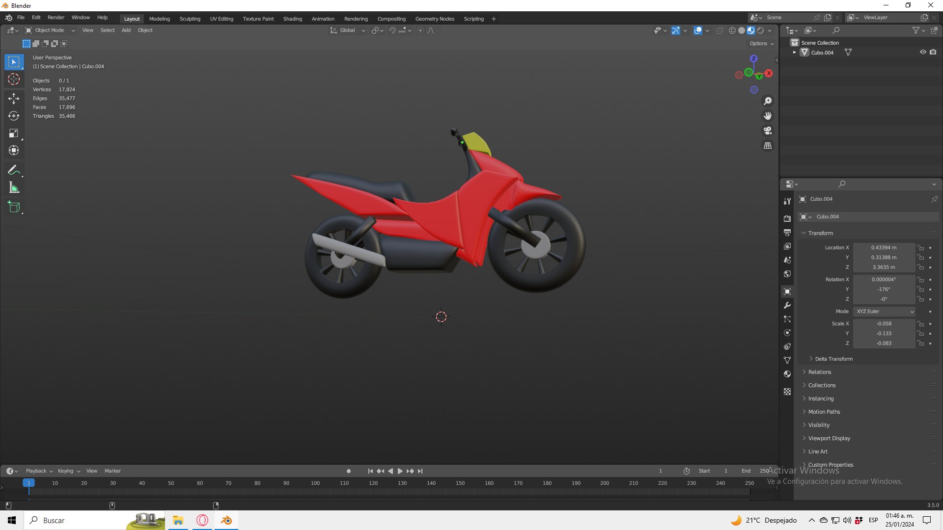 3D Motorcycle - TurboSquid 2181177