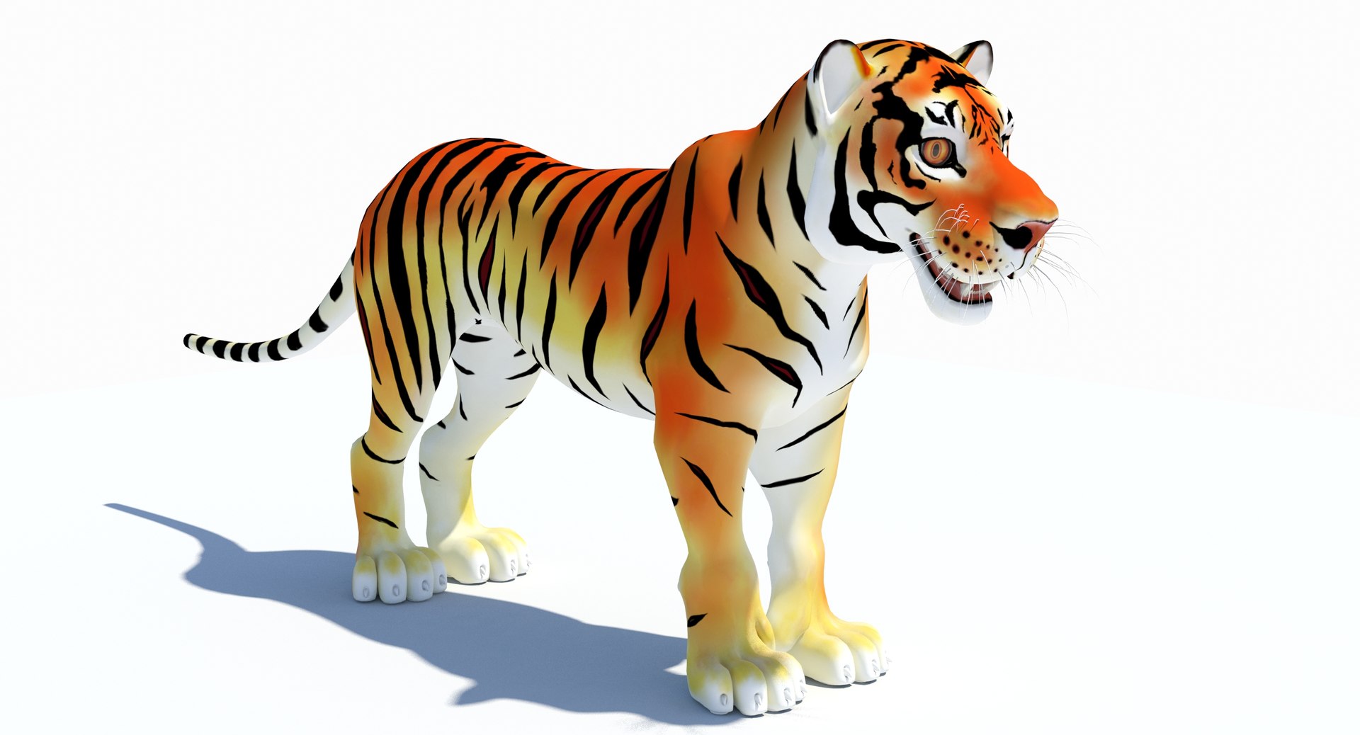 3d Cartoon Tiger