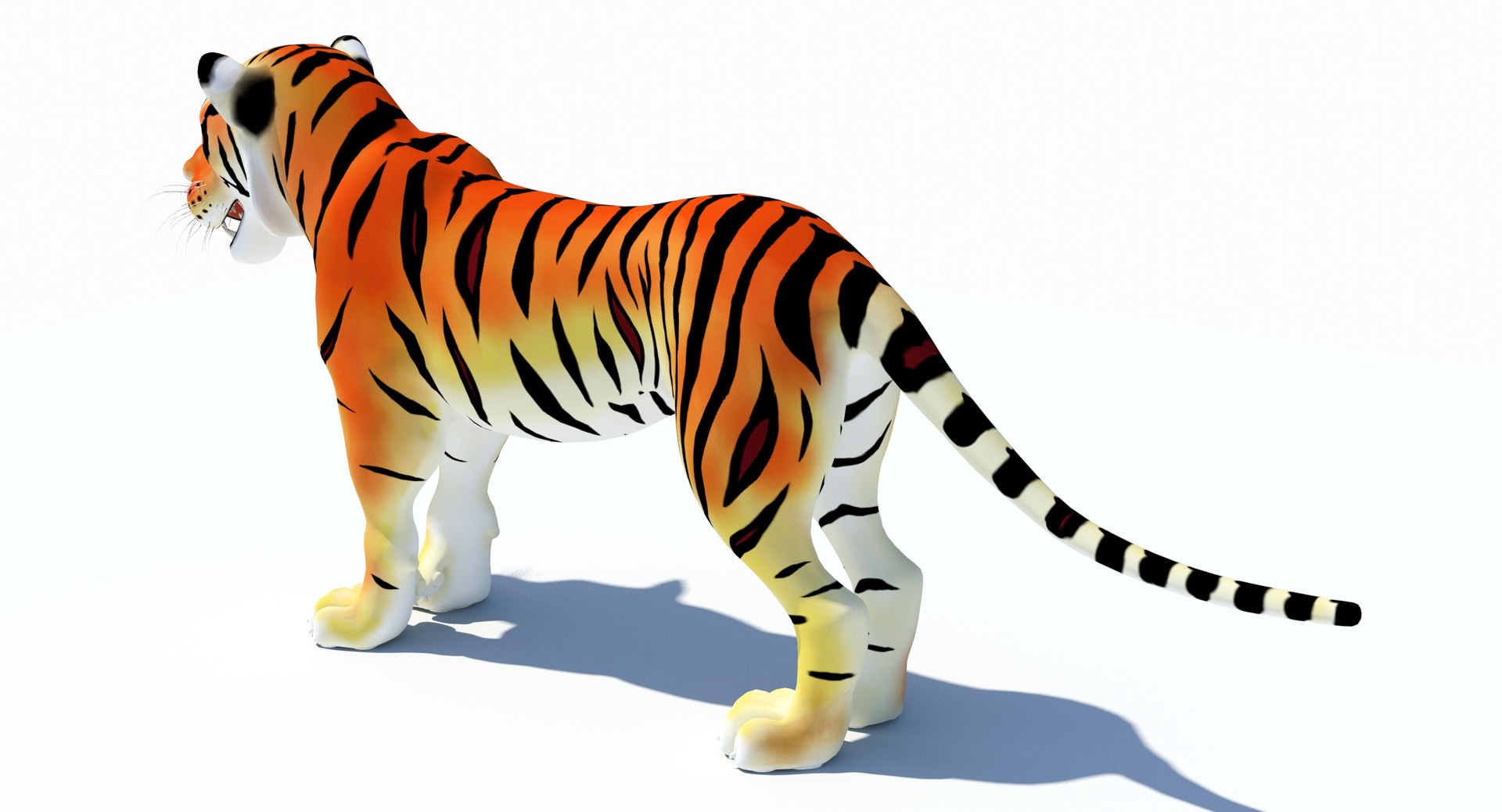 3d Cartoon Tiger