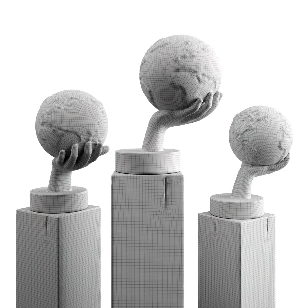 Earth Hand Sculpture Model - TurboSquid 2344708