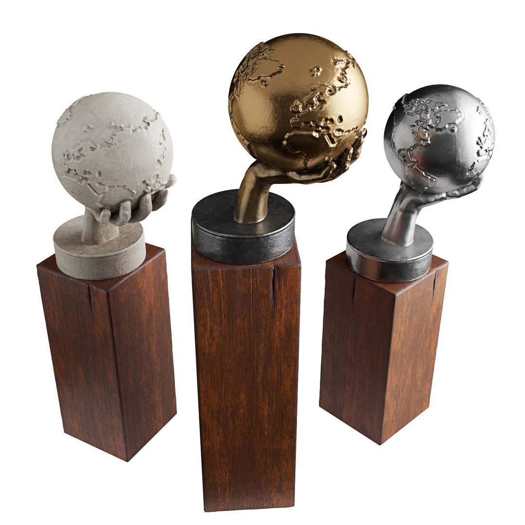 Earth Hand Sculpture Model - TurboSquid 2344708