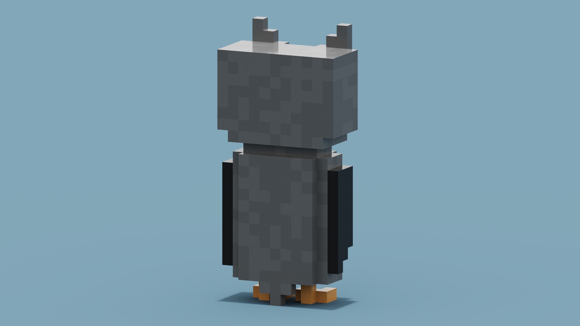 Voxel Owl 3D Model - TurboSquid 1930376