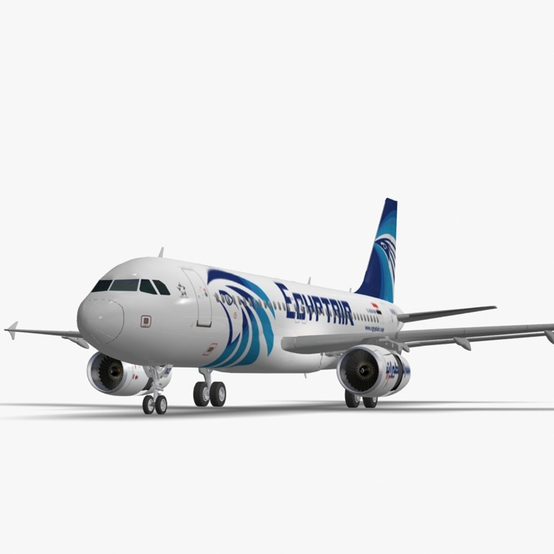3d Model Airbus Egyptair
