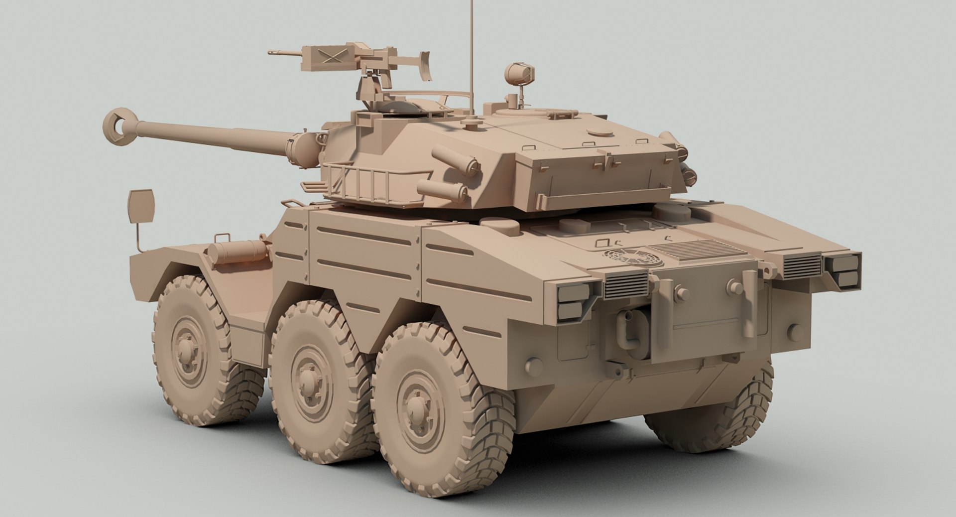 3d French Erc 90 Sagaie Model