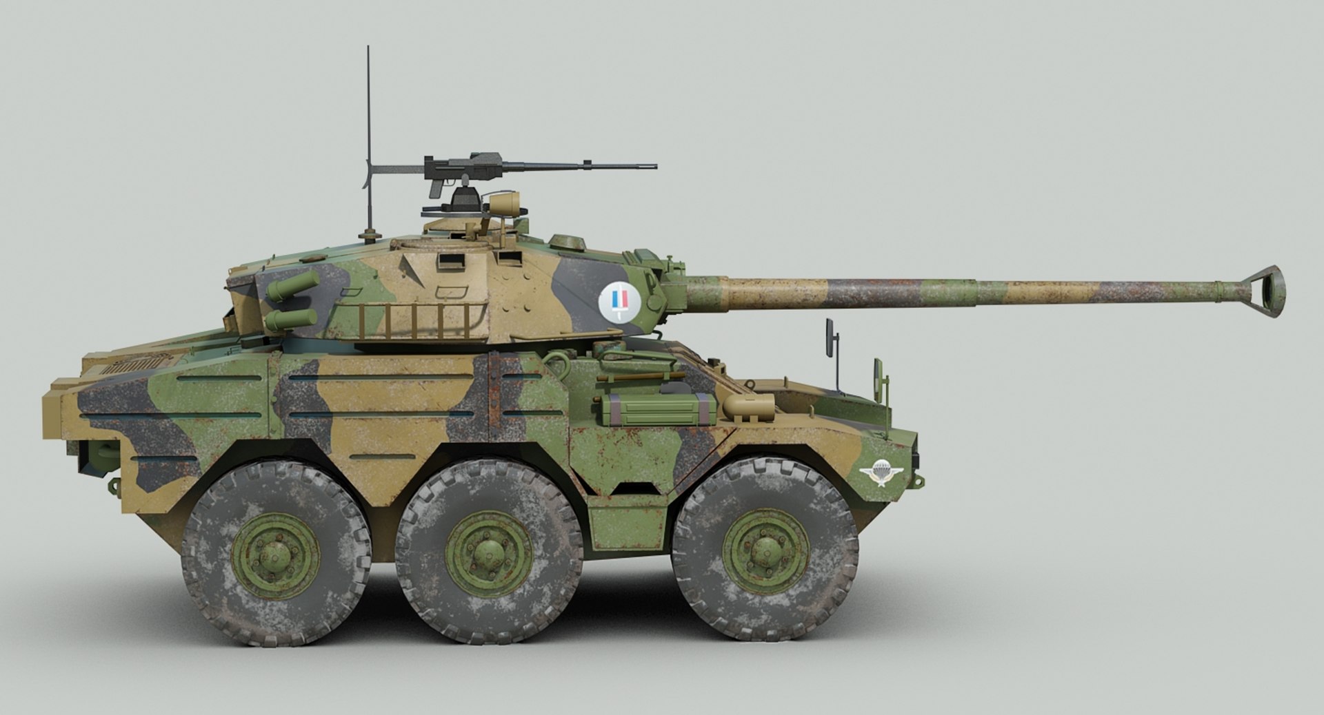 3d French Erc 90 Sagaie Model