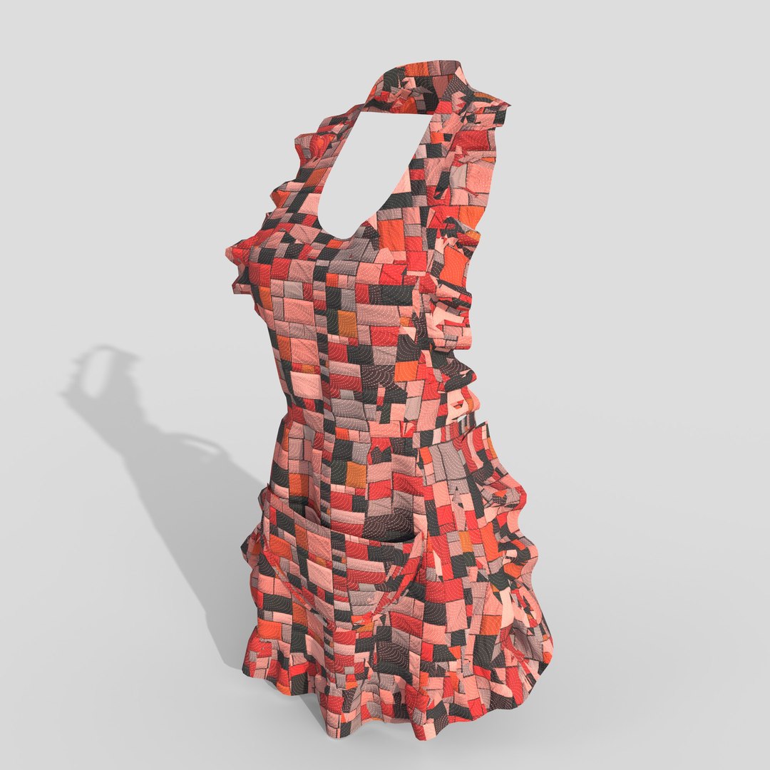Apron 3D Model - TurboSquid 2341535