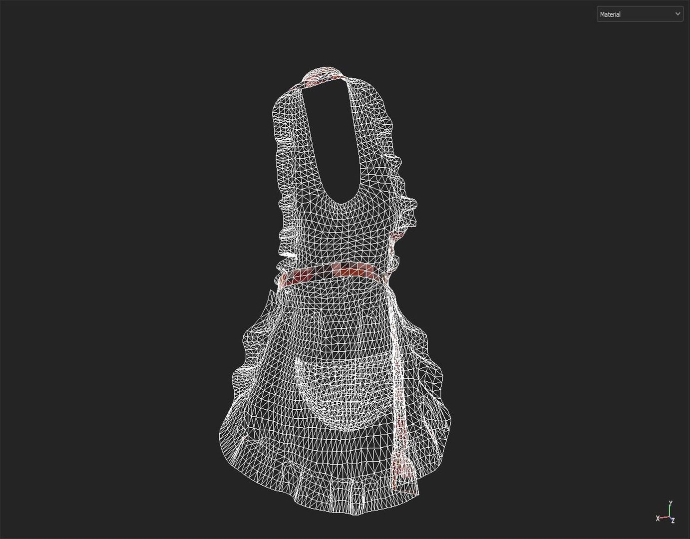 Apron 3D Model - TurboSquid 2341535