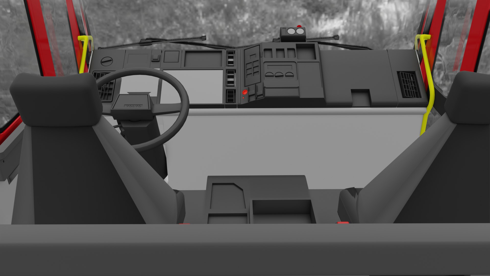 3D VOLVO FL6 Fire Engine - TurboSquid 2222712