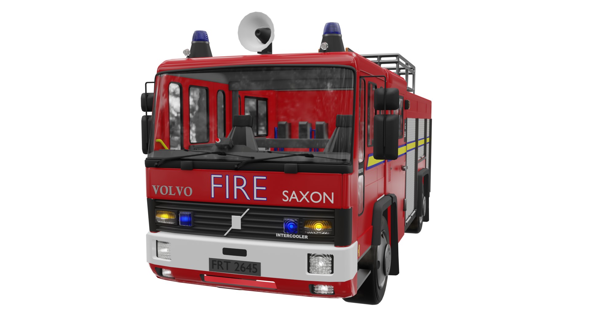 3D VOLVO FL6 Fire Engine - TurboSquid 2222712