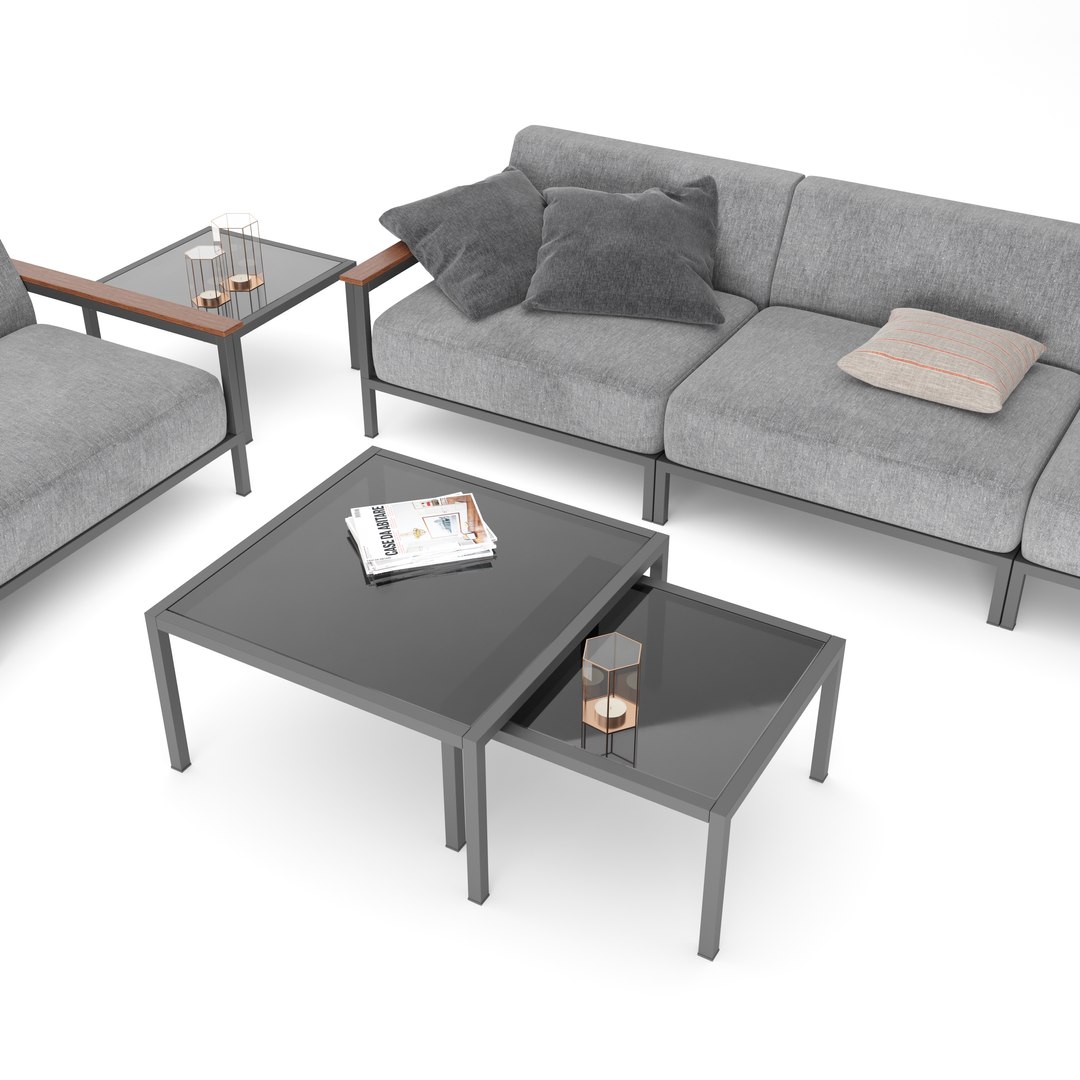 BoConcept Rome Outdoor Furniture 3D Model - TurboSquid 1829659