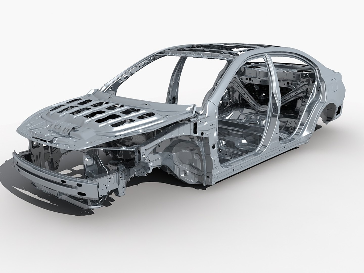 3D Car Frame Model - TurboSquid 1241147