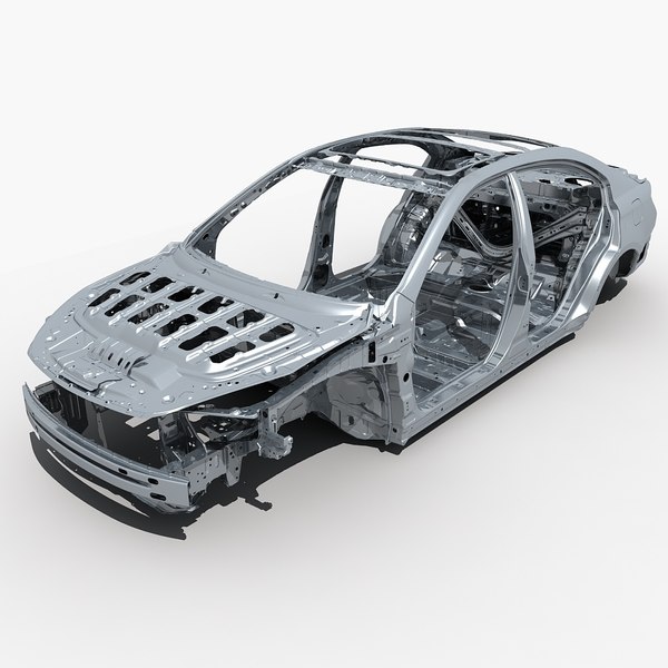 Electric car chassis 3D model - TurboSquid 1628171