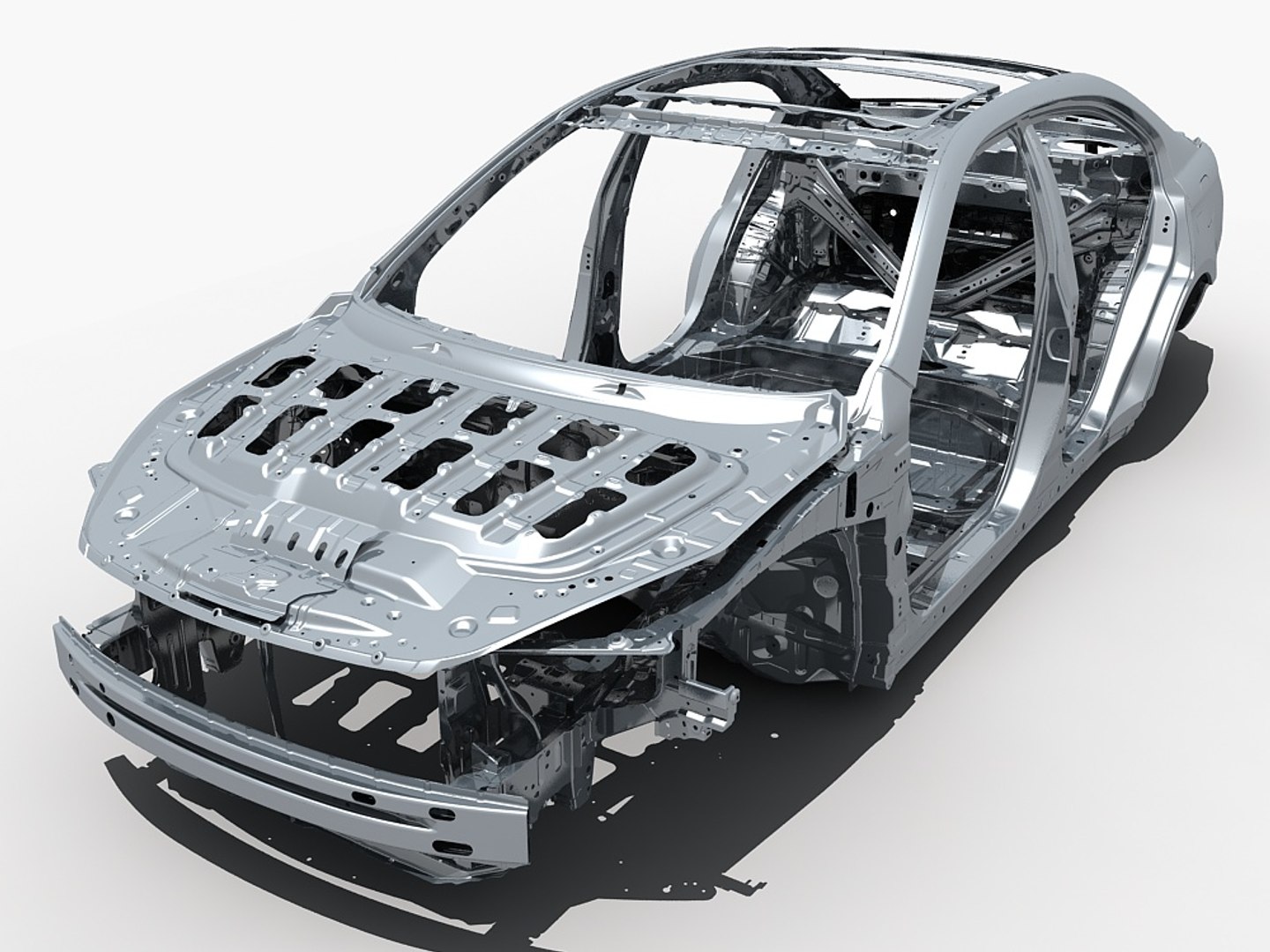 3D Car Frame Model - TurboSquid 1241147