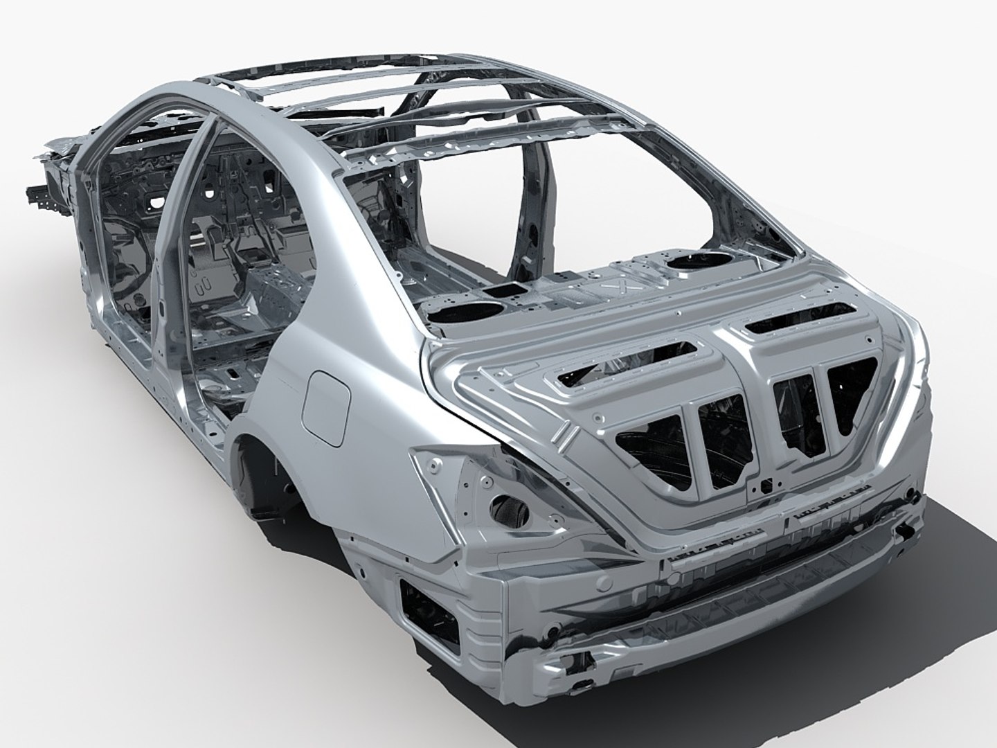 3D Car Frame Model - TurboSquid 1241147