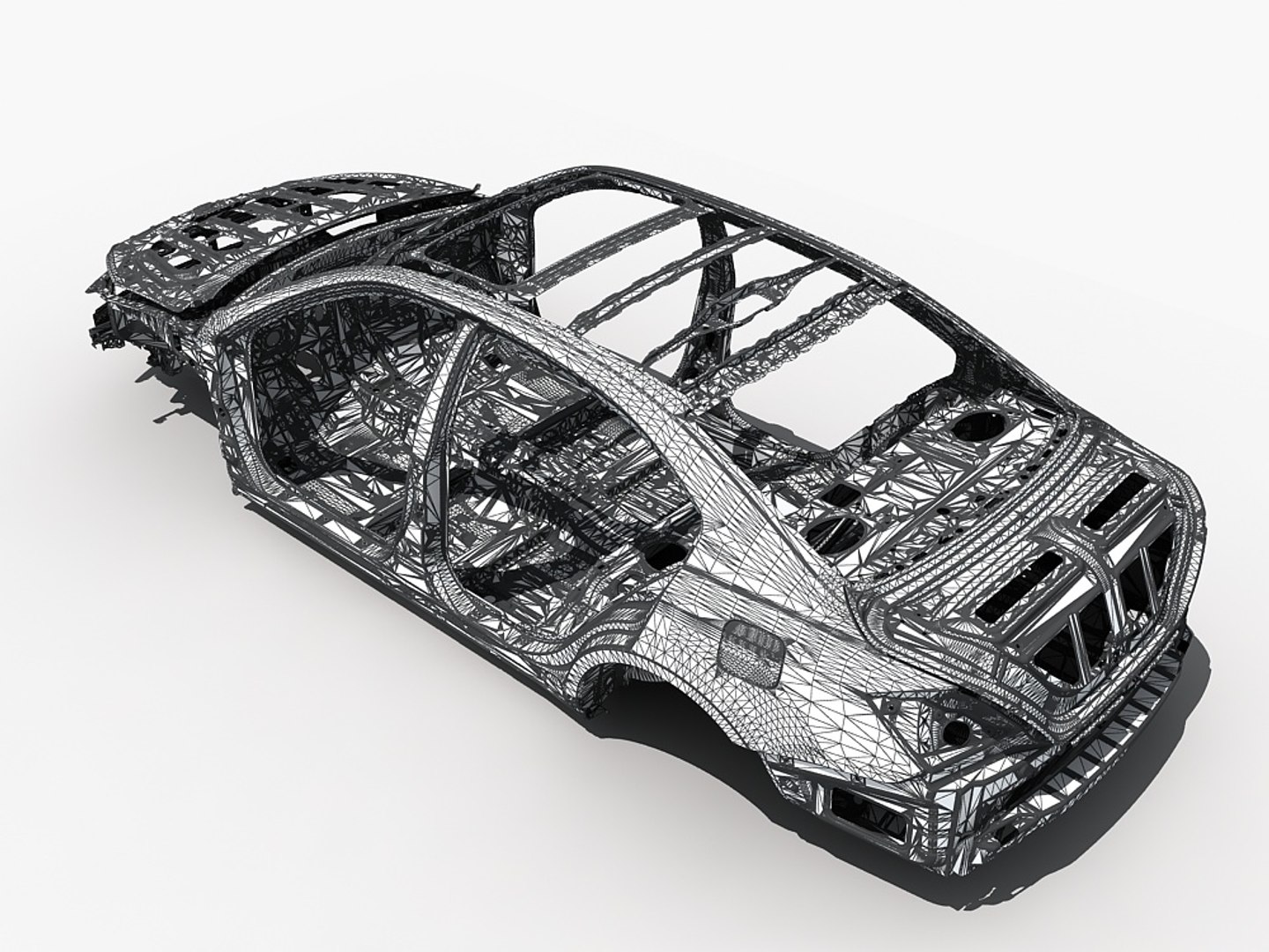 3D Car Frame Model - TurboSquid 1241147