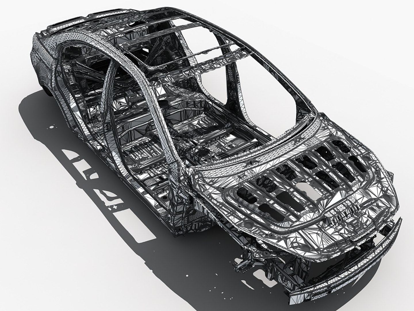 3D Car Frame Model - TurboSquid 1241147