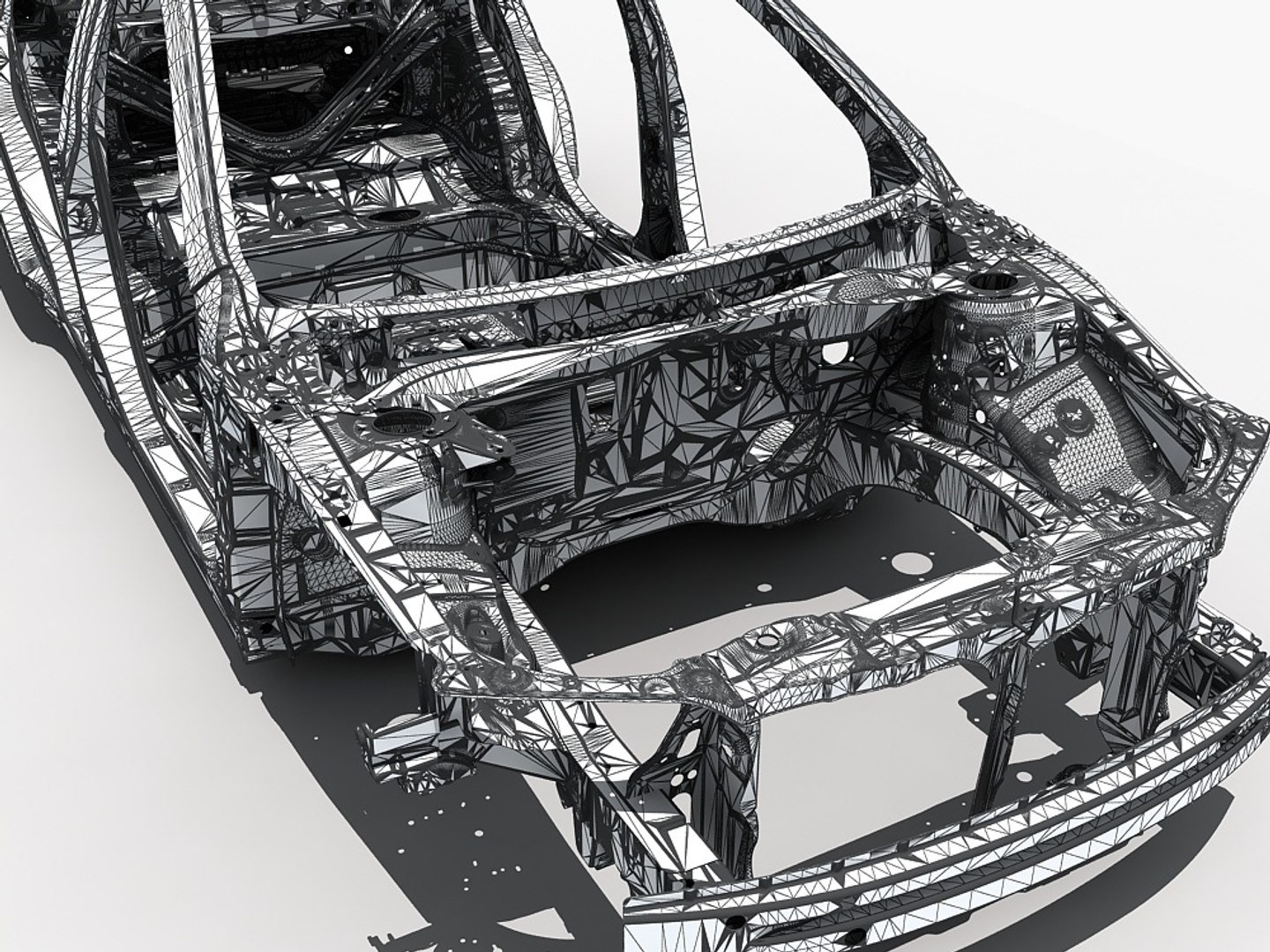 3D Car Frame Model - TurboSquid 1241147