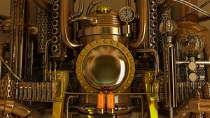 3D model vertical steam engine v - TurboSquid 1280401