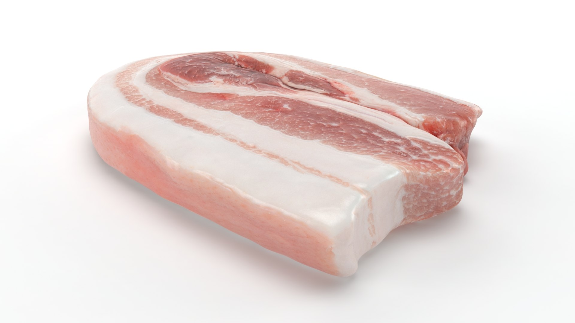 3D Raw Pork Belly 01 - TurboSquid 2064258