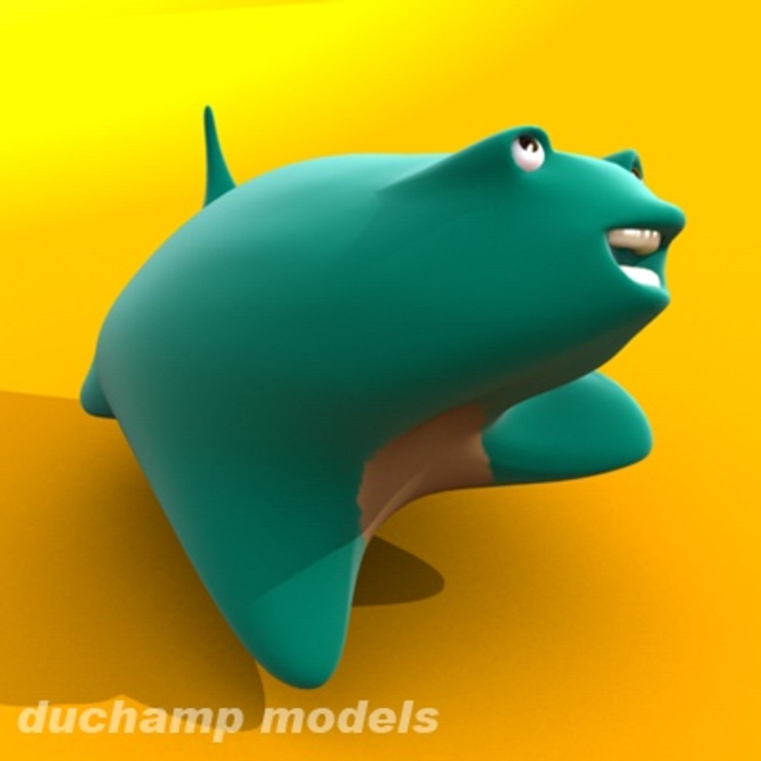 3 Characters Cartoon Animation 3d Model