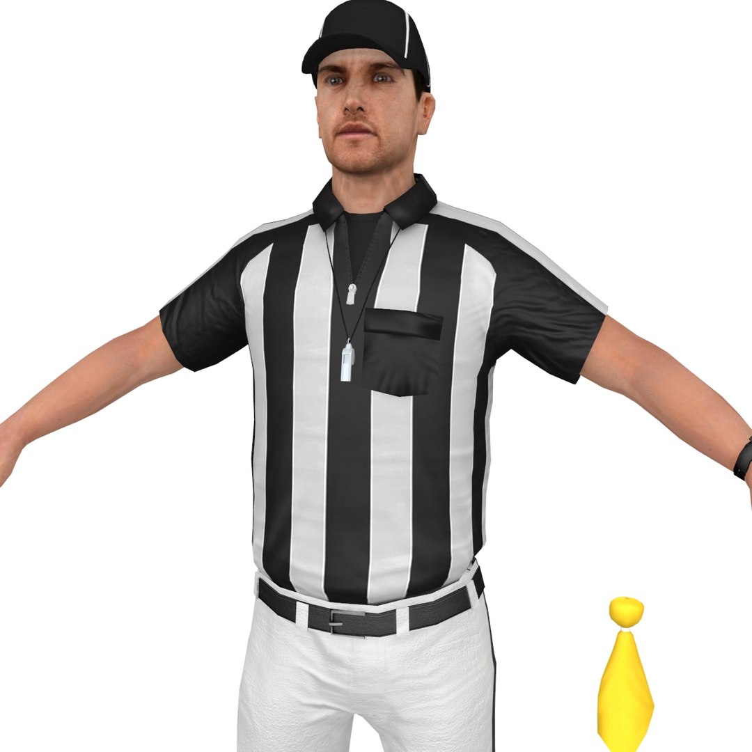 Football Referee 3D Model - TurboSquid 1299863