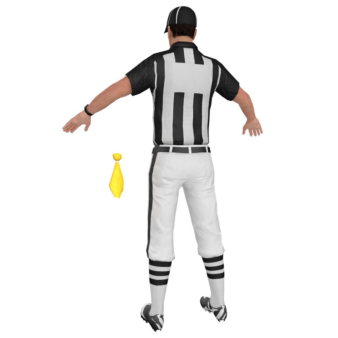 Football Referee 3D Model - TurboSquid 1299863