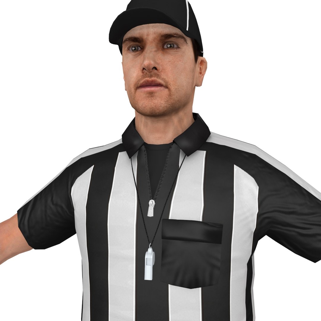 Football Referee 3D Model - TurboSquid 1299863