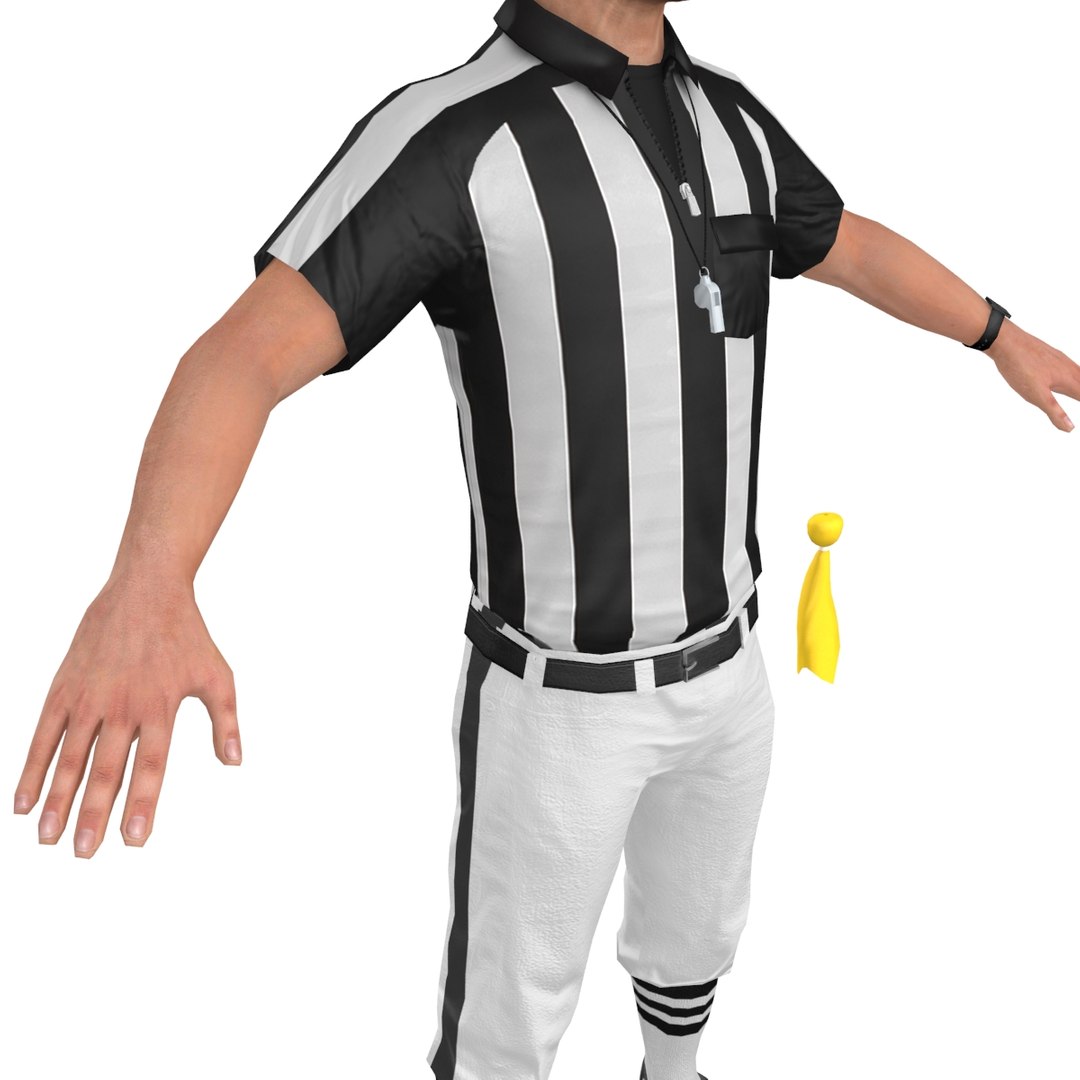 Football Referee 3D Model - TurboSquid 1299863