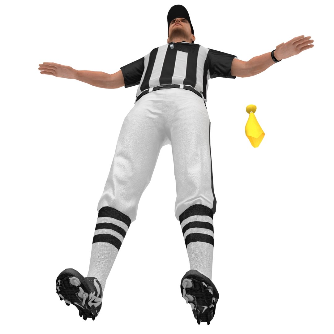 Football referee 3D model - TurboSquid 1299863