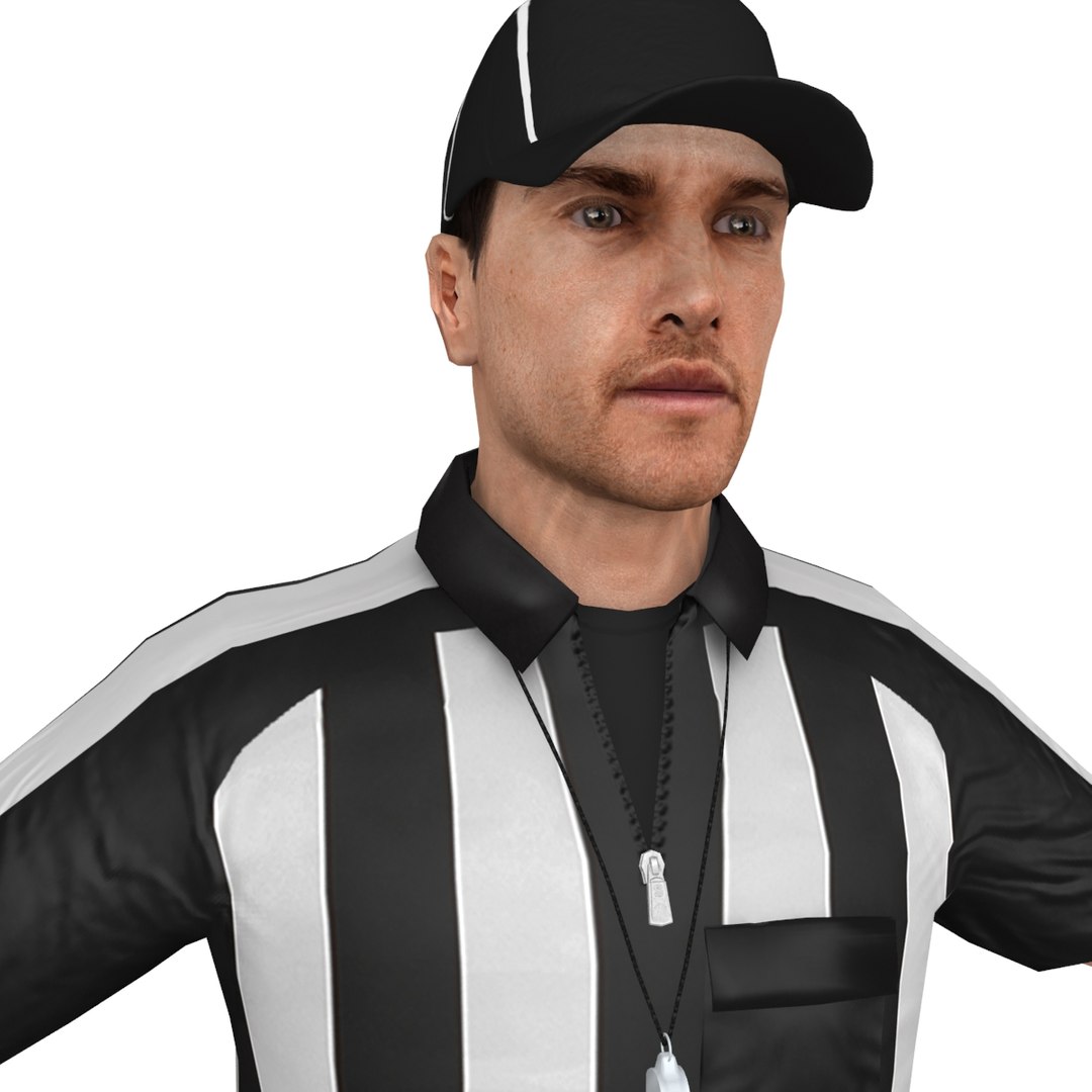 Football Referee 3D Model - TurboSquid 1299863