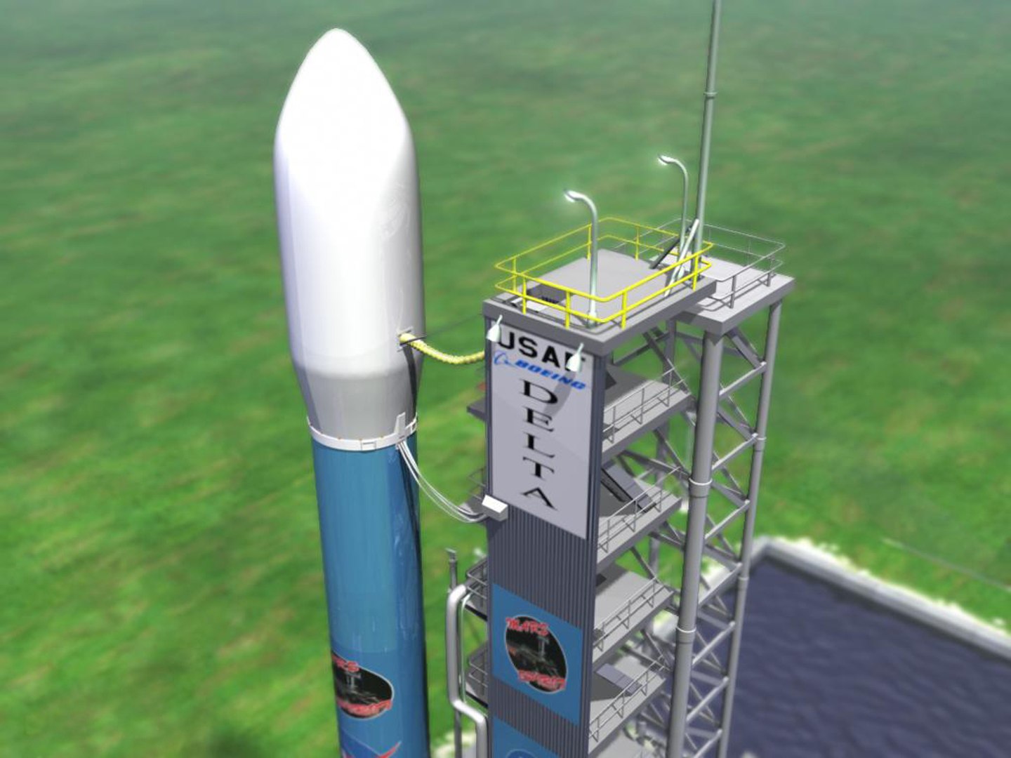 Delta Ii Launch Vehicle 3ds