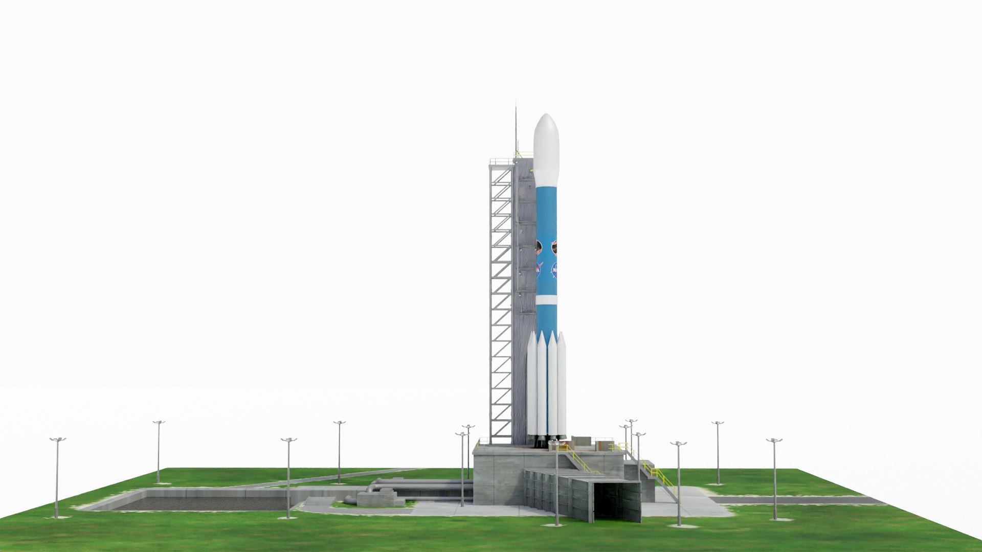 Delta Ii Launch Vehicle 3ds