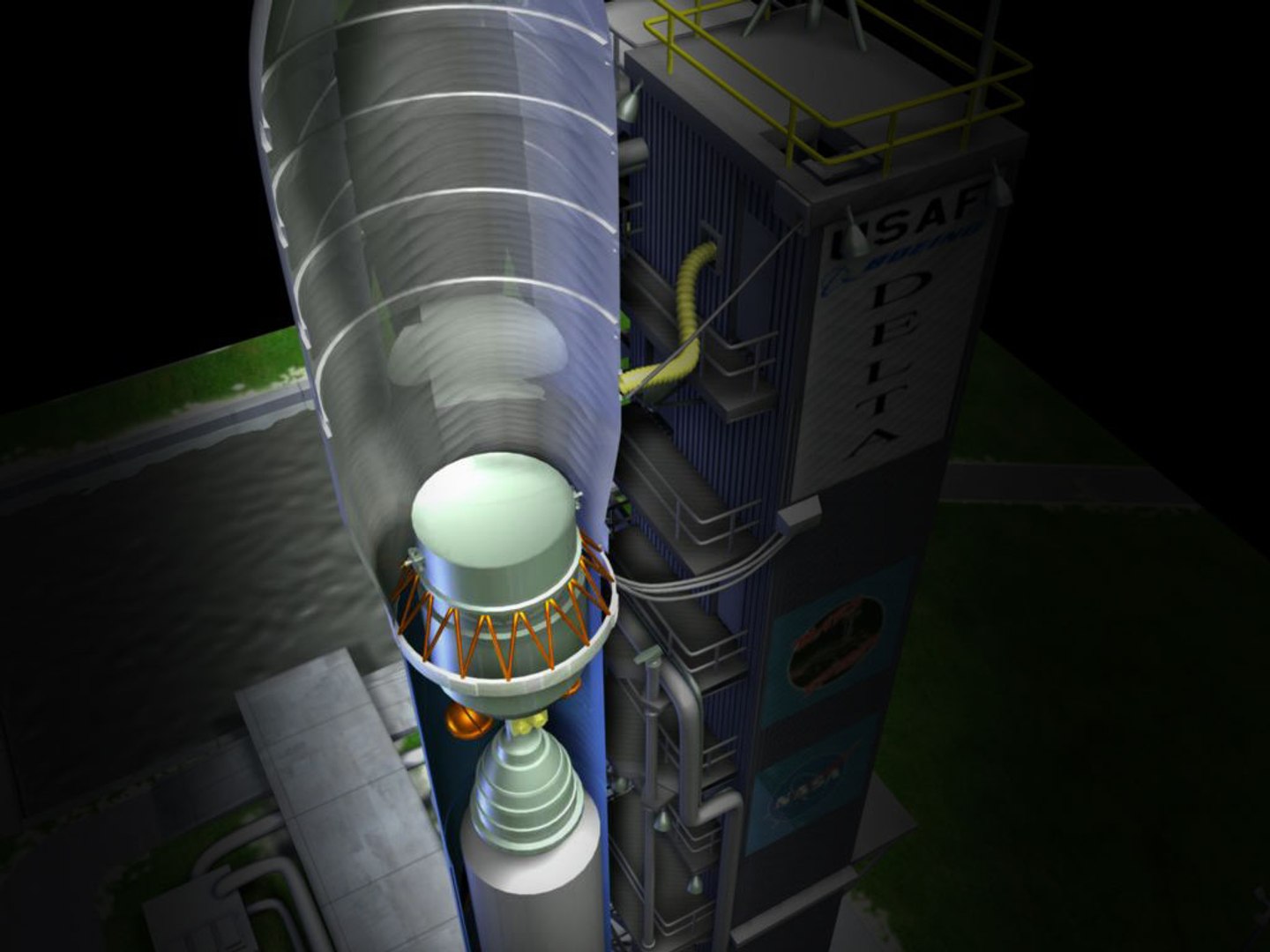 Delta Ii Launch Vehicle 3ds