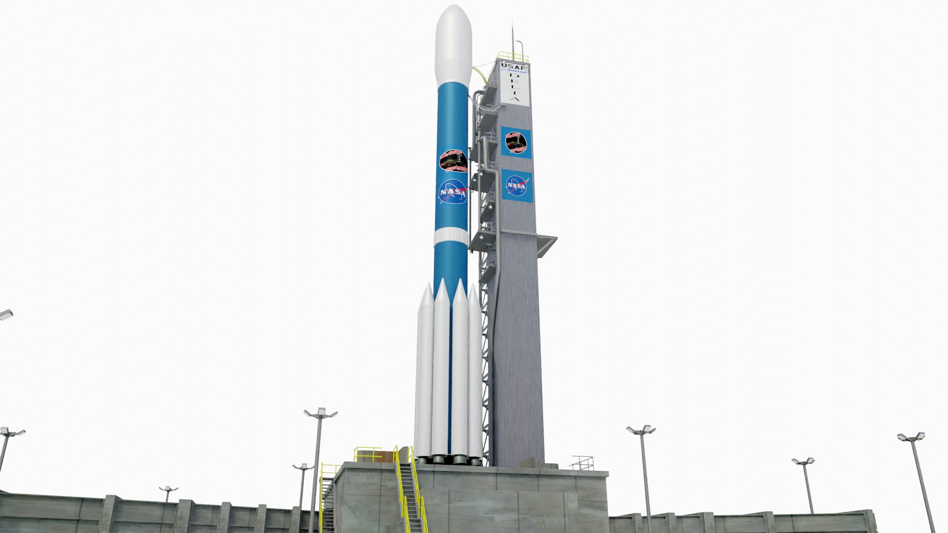 Delta Ii Launch Vehicle 3ds