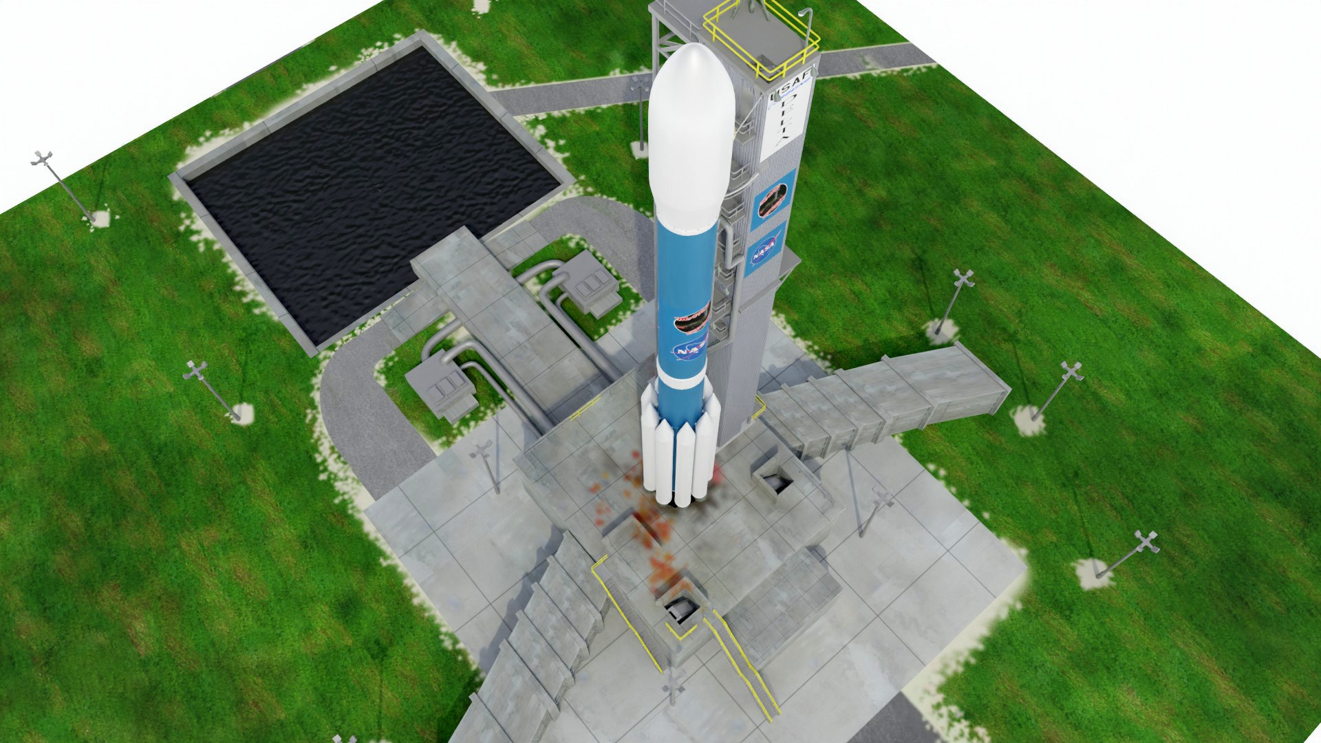 Delta Ii Launch Vehicle 3ds