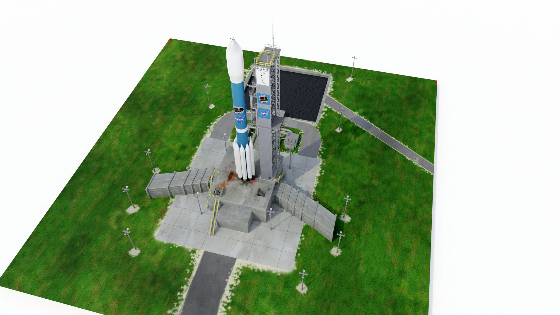 Delta Ii Launch Vehicle 3ds