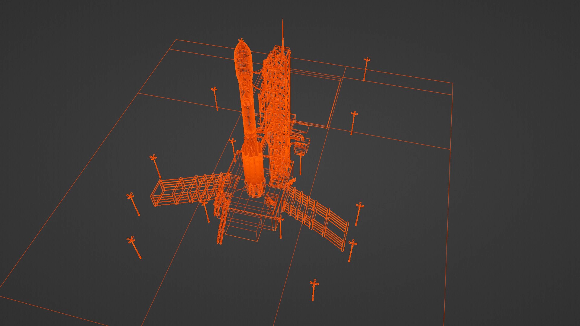 Delta Ii Launch Vehicle 3ds