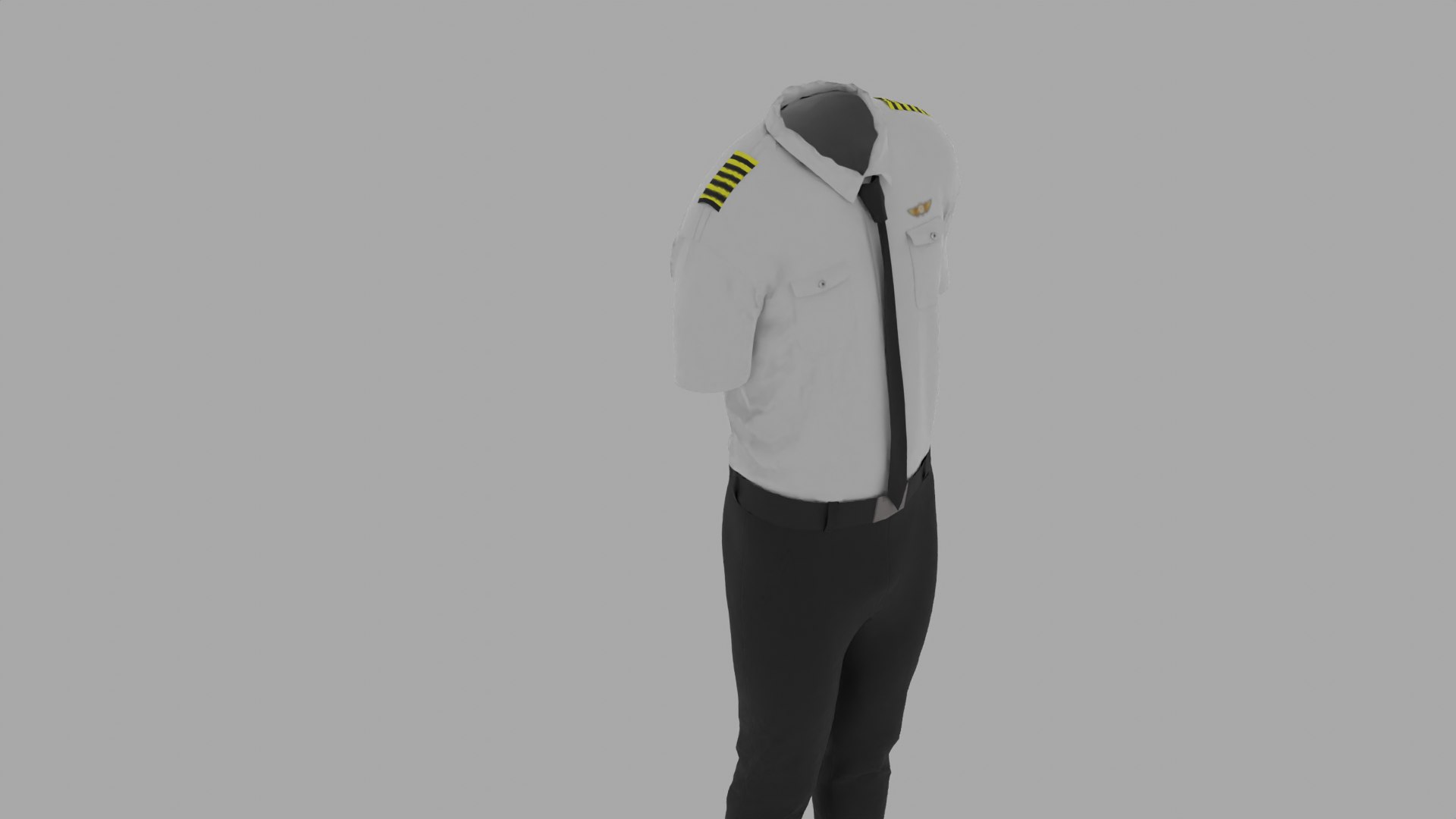3D Pilot Uniform - TurboSquid 1973270