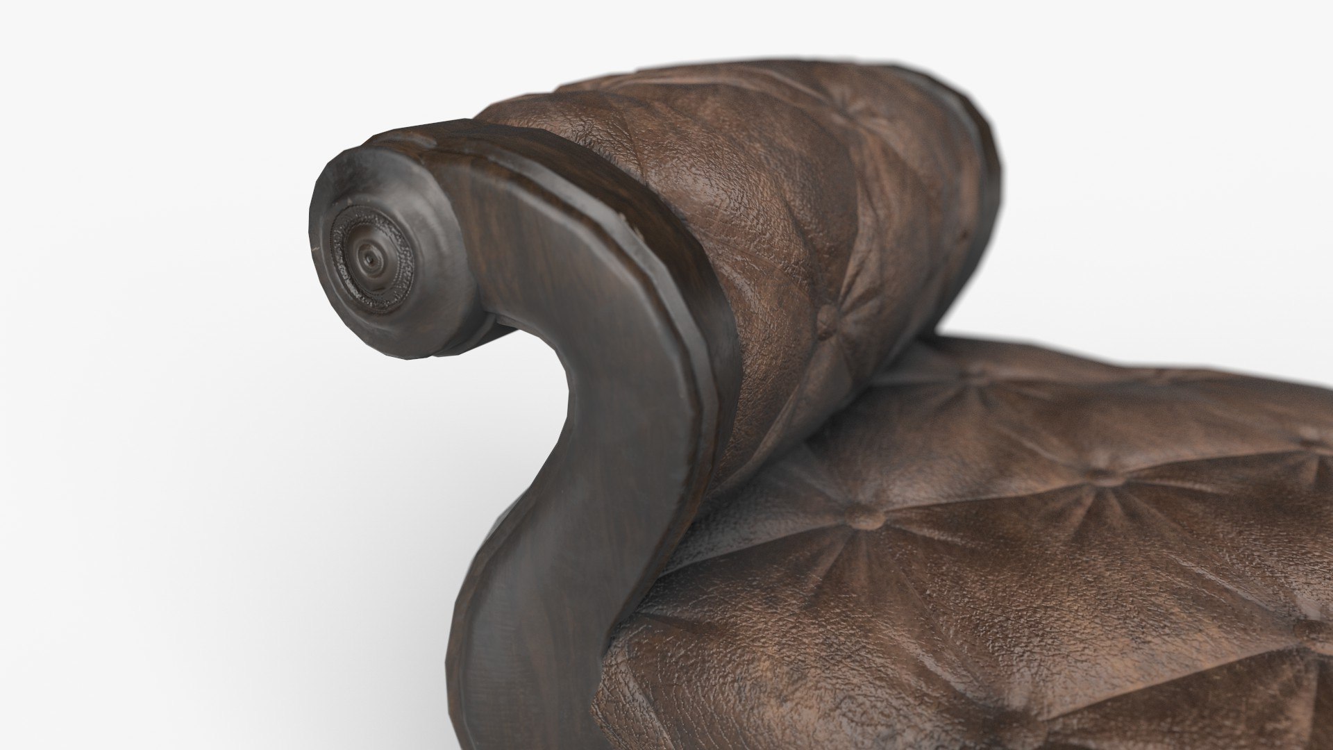3D Model Antique Victorian Bench - TurboSquid 2132566