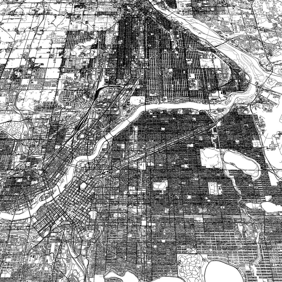 3D Minneapolis USA In 20 Km X 20 Km - City And Urban - TurboSquid 2376412