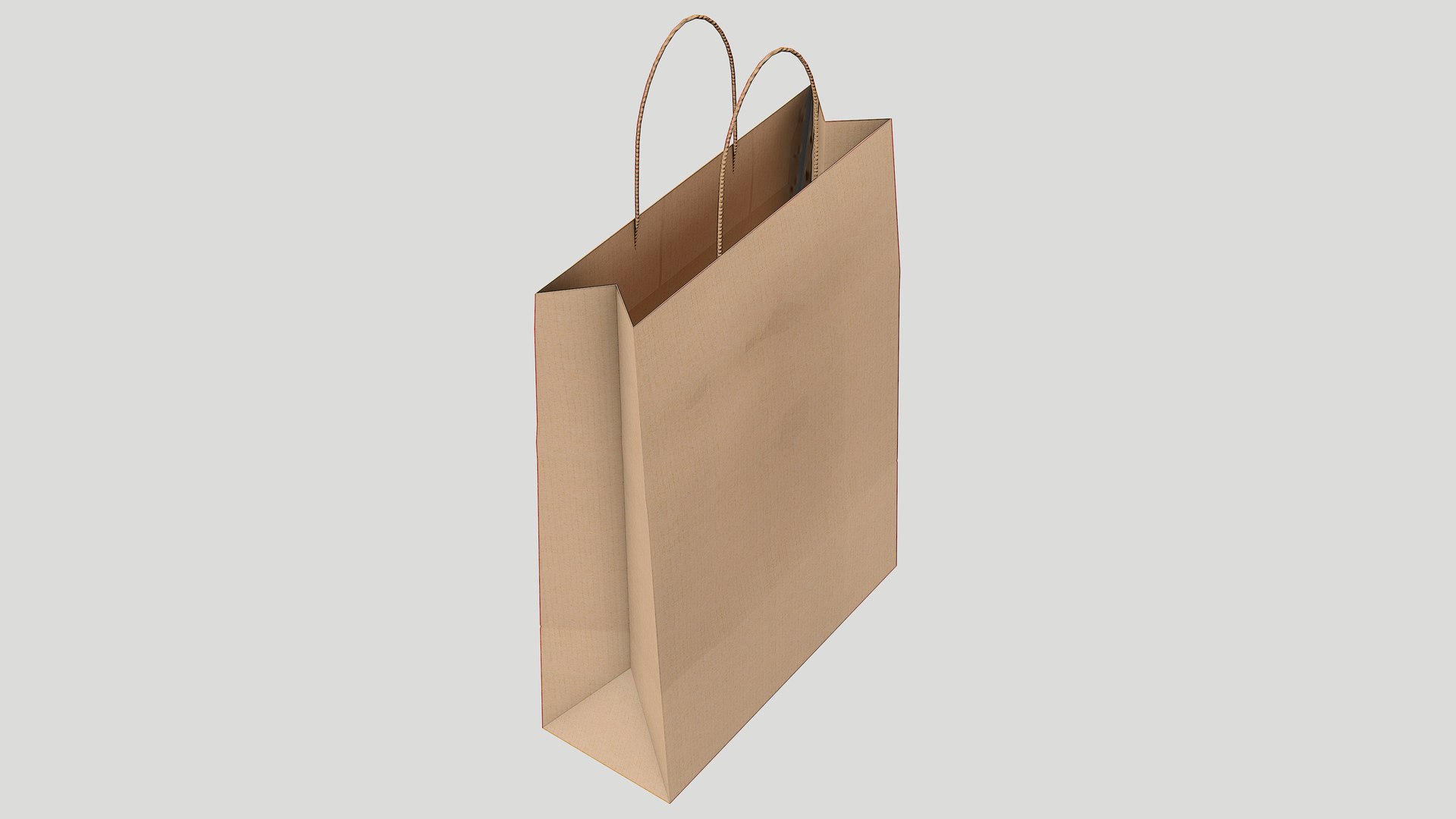 3D Paper Bag 1 With PBR 4K 8K - TurboSquid 1752212