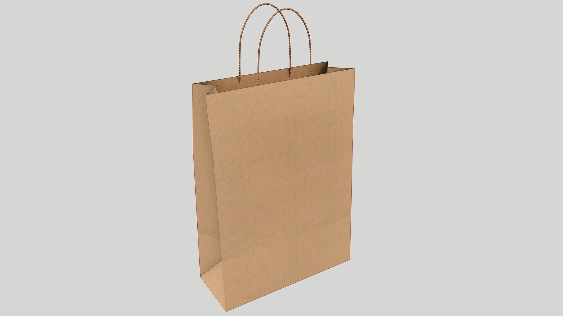 3D Paper Bag 1 With PBR 4K 8K - TurboSquid 1752212